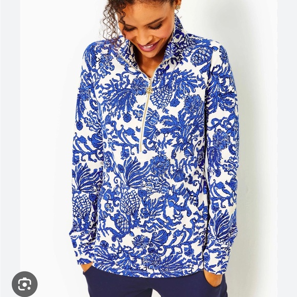 Lilly Pulitzer | Tops | Nwt Lilly Pulitzer Skipper Popover Small Deeper ...